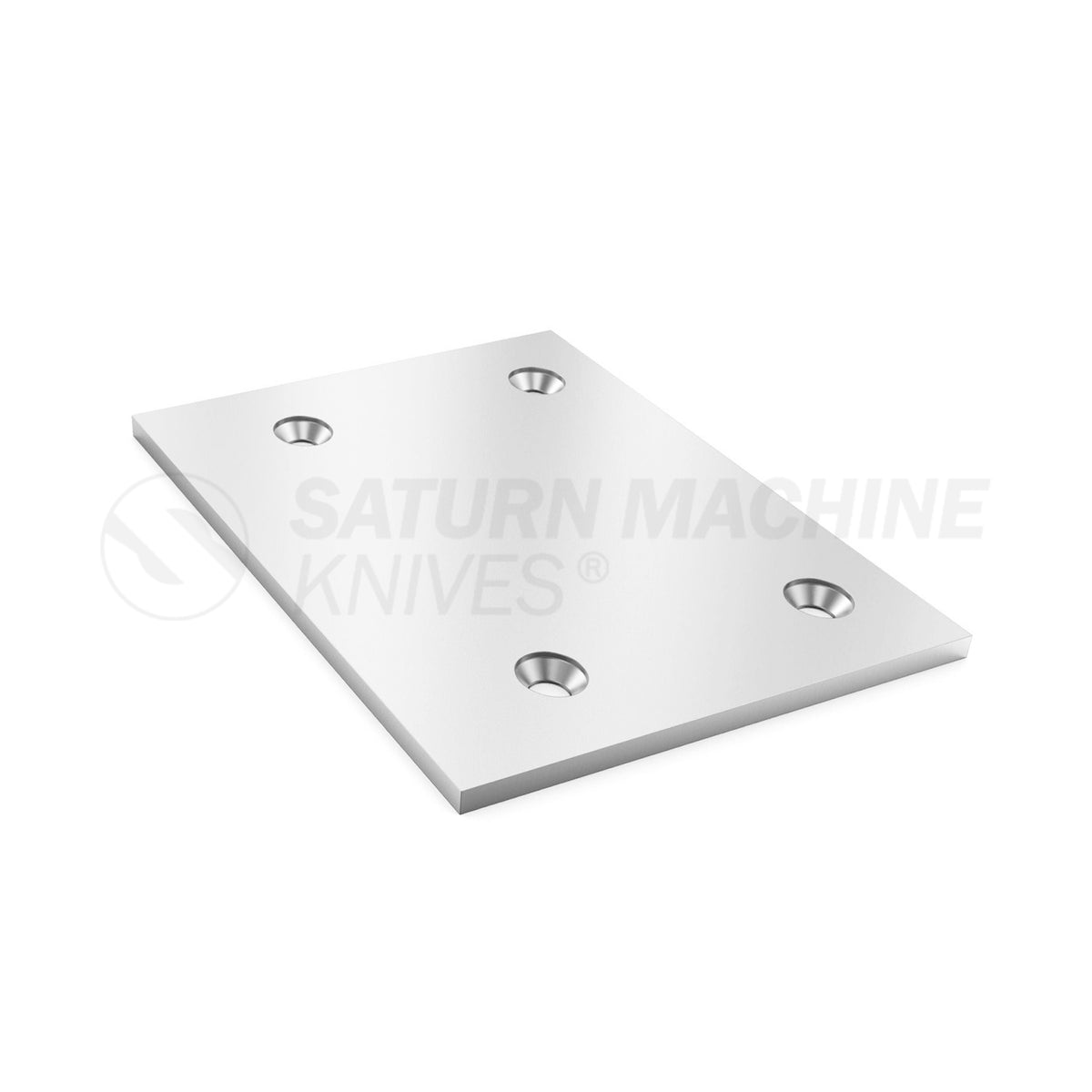 Albach Wear plate 257,5x214,5x8 Hardox 500 — Saturn Machine Knives